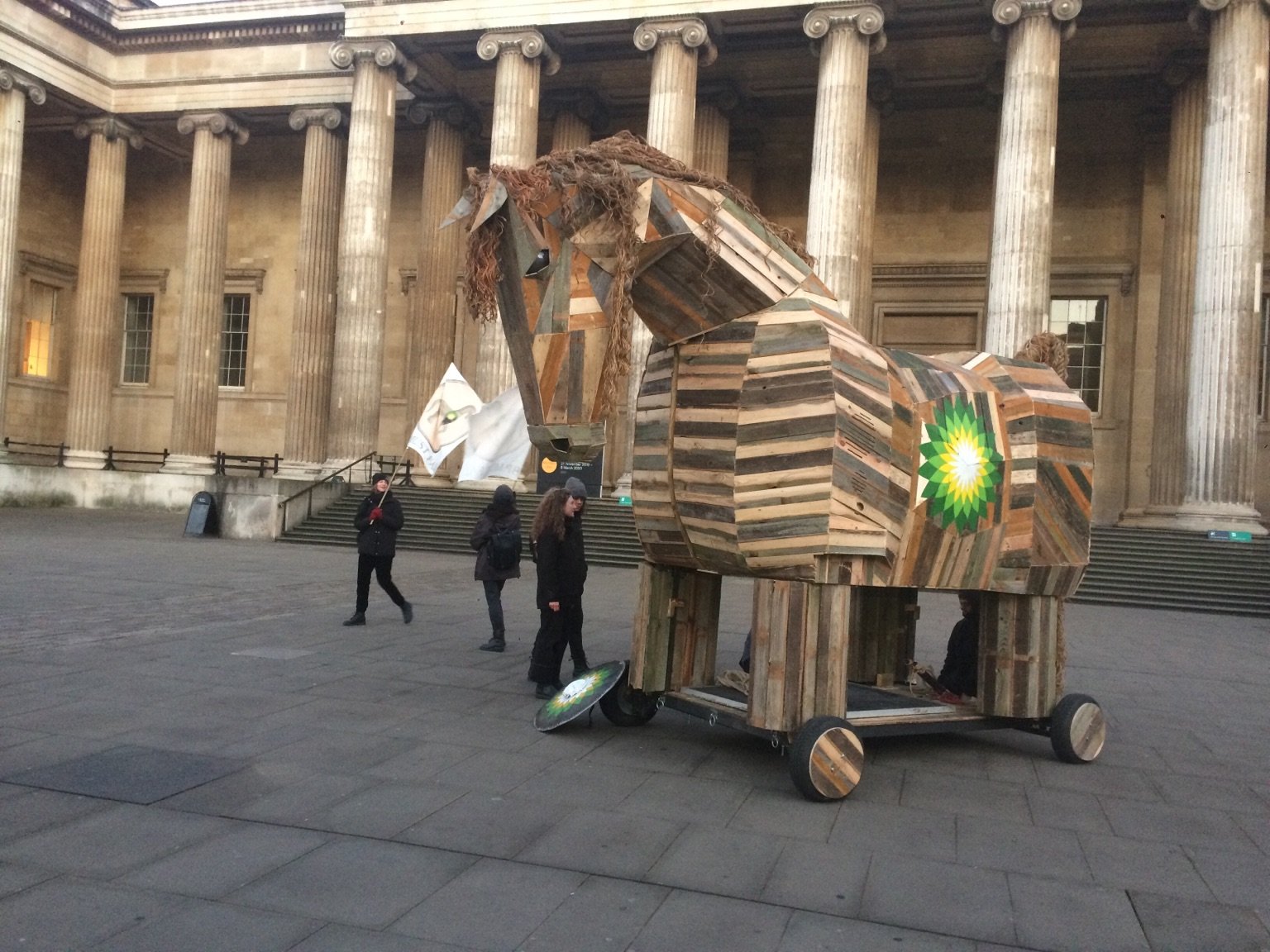 BREAKING: We’ve snuck a huge Trojan Horse into the British Museum! – BP ...